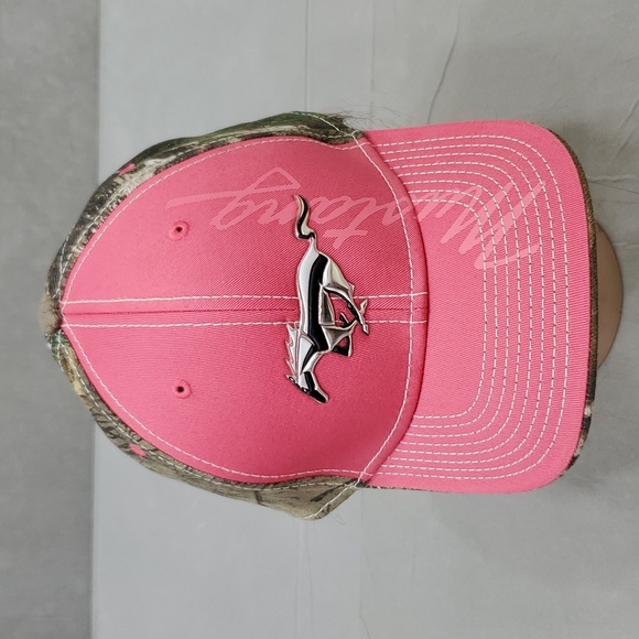 Buck Wear | Accessories | Ford Mustang Buck Wear Hat Ball Cap Camo Pink ...